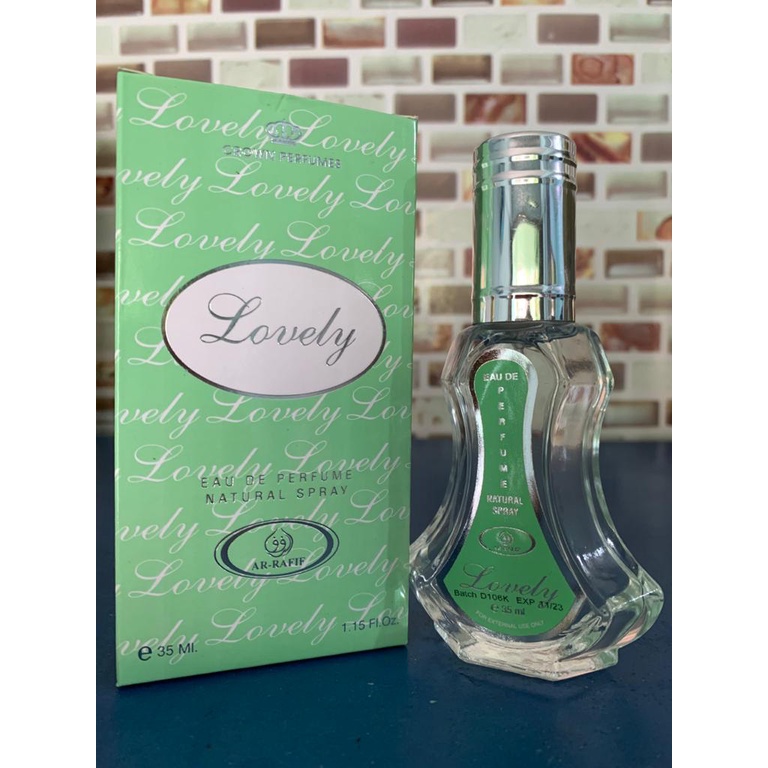 Jual Parfume Ar Rafif Spray Aroma Lovely ARF Isi 35 ml | Shopee Indonesia
