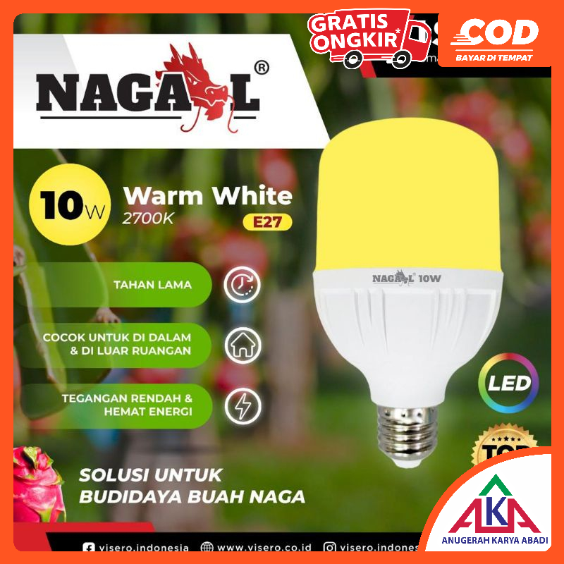 Jual Bohlam Lampu Led Buah Naga Dragon Fruit 10W | Shopee Indonesia