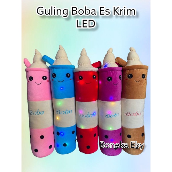 Jual Guling Boba Es Krim Guling Anak LED Bisa Nyala Eskrim Murah Lucu ...