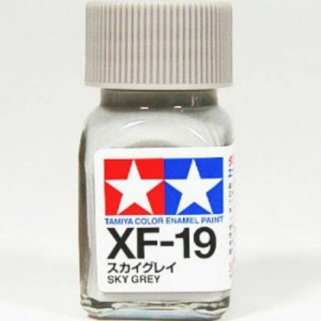 Jual 80319 Tamiya XF-19 SKY GREY ENAMEL PAINT 10ml | Shopee Indonesia