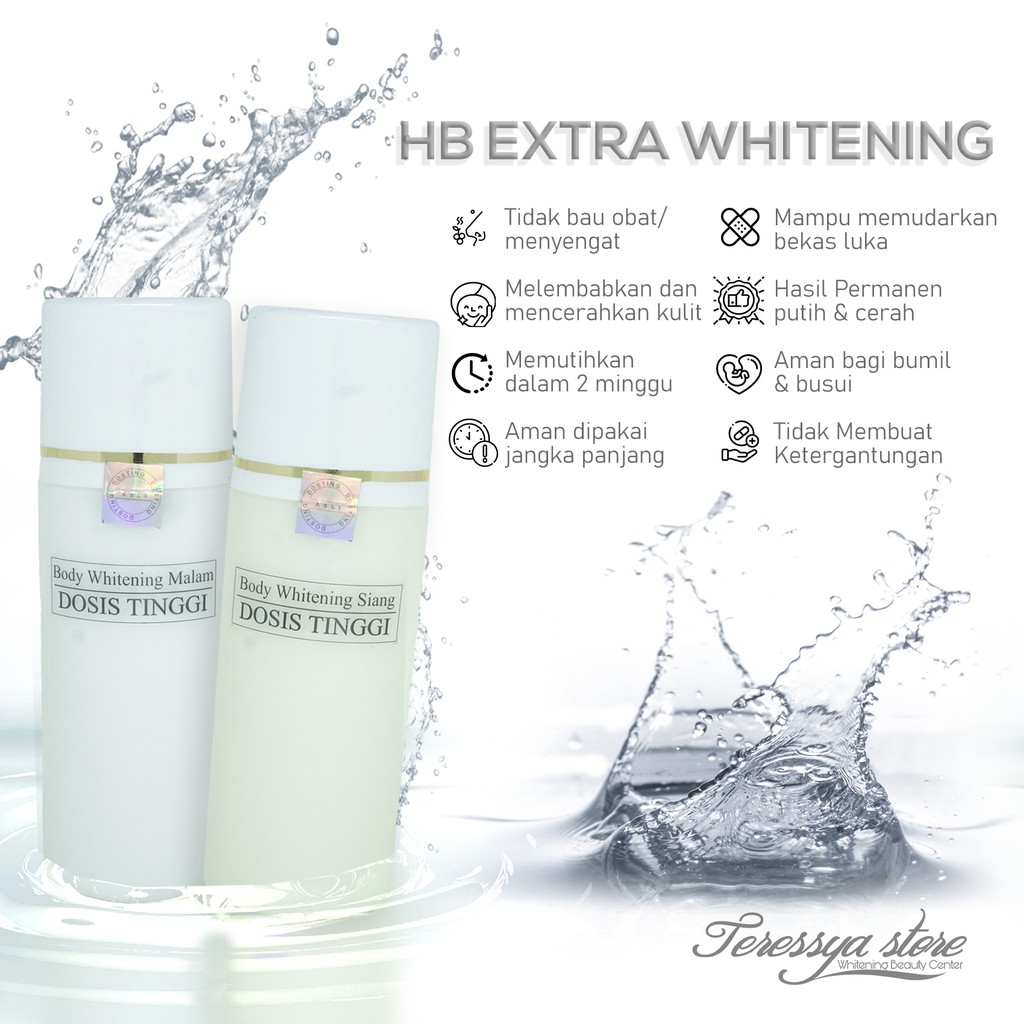 Jual [COD] HB EXTRA WHITENING / PEMUTIH / DOSIS TINGGI / HANDBODY / LOTION [ORIGINAL] Indonesia ...