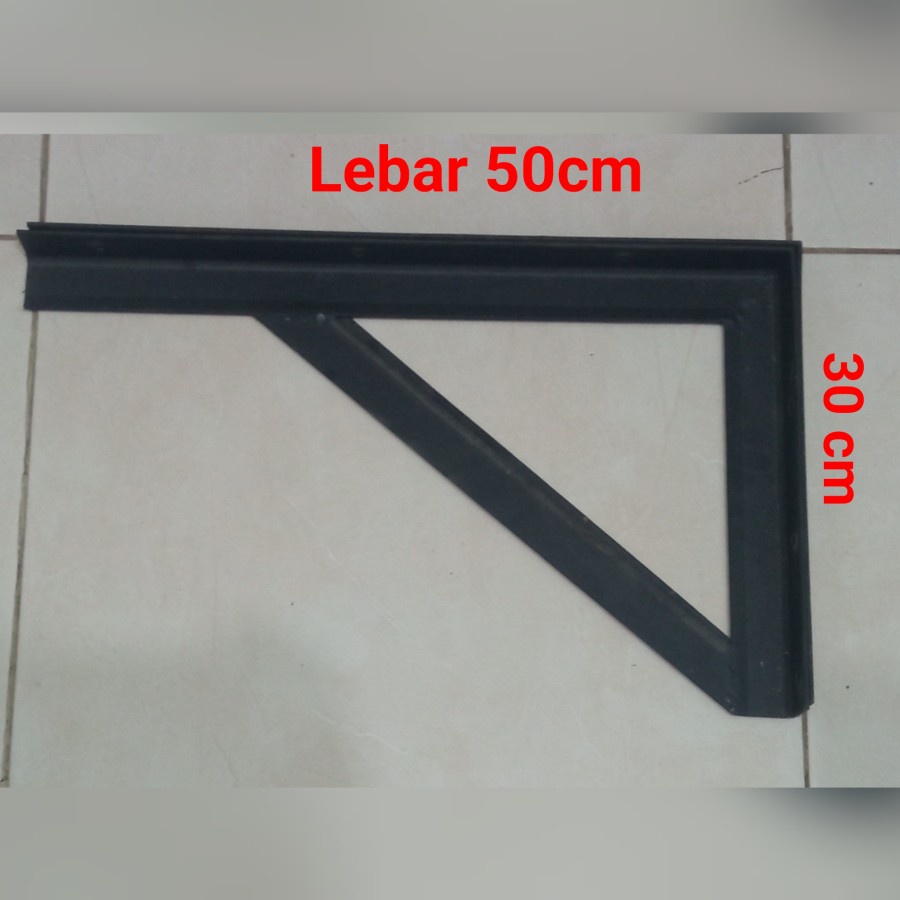 Jual Bracket Besi Siku DI JAMIN KUAT 350Kg - Rak Meja Kerja, Meja Makan ...