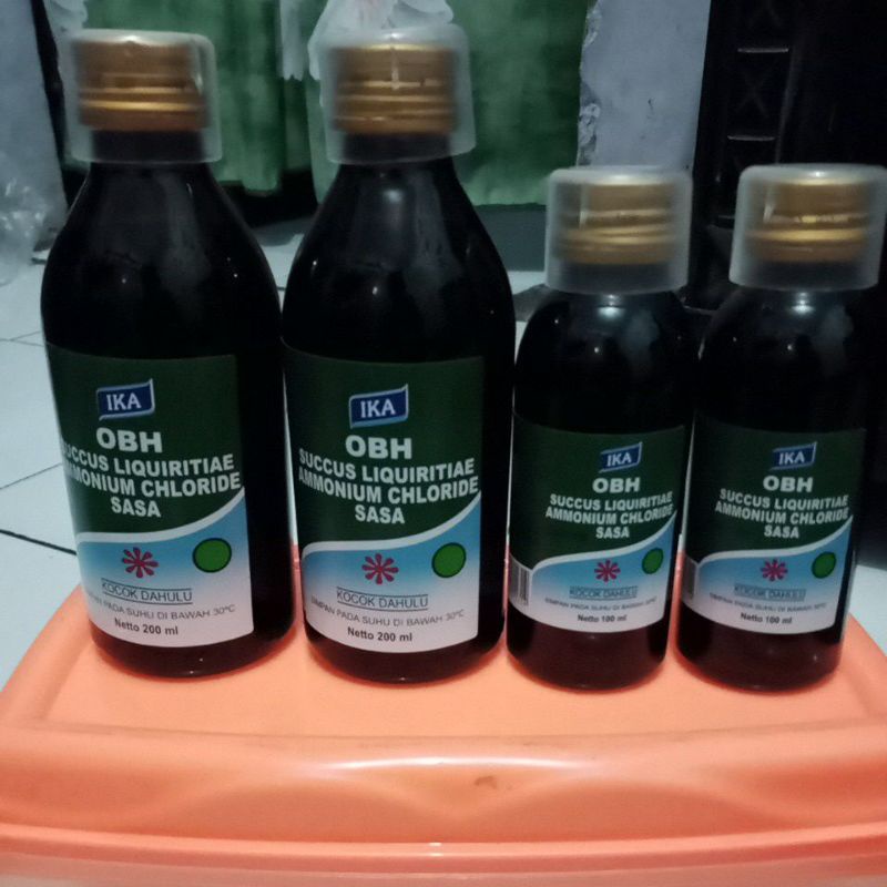 Jual obat batuk hitam Ika syirup 100ml dan 200ml, obat batuk berdahak ...