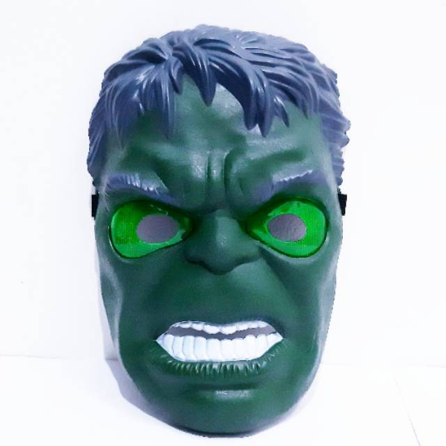 Jual Topeng Hulk Mask Nyala Lampu Dan Bunyi Mainan Anak Topeng ...