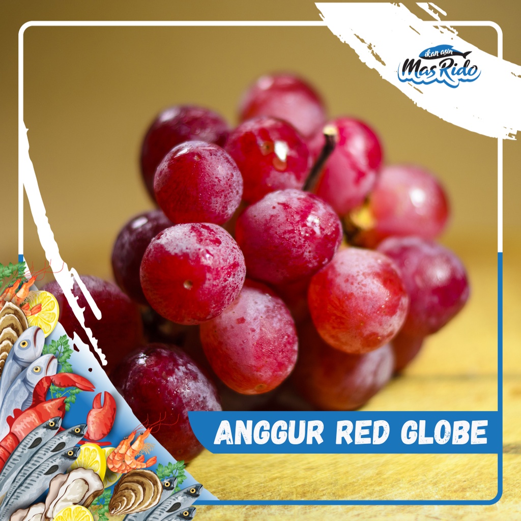 Jual Buah Anggur Red Globe Merah Manis Anggur Fresh Segar Buah Buahan ...