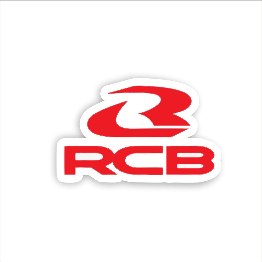 Jual Stiker Sticker RCB Racing boy Distro Black red blue Brand Case ...