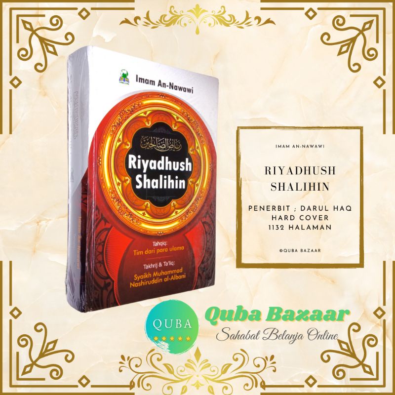 Jual Buku Riyadhush Shalihin Imam An Nawawi | Terjemah Riyadhus Shalihin DH | Shopee Indonesia