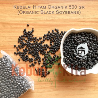 Jual Kedelai Hitam Organik 500gr (Organic Black Soy Beans) Indonesia ...
