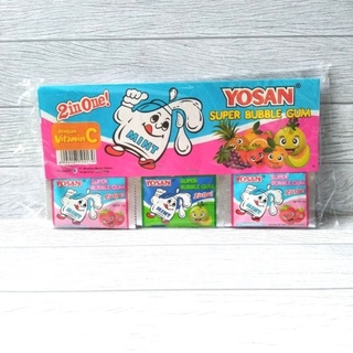 Jual Permen Karet Yosan Jadul Renceng isi 24 pcs | Shopee Indonesia