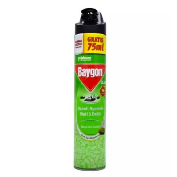 Jual BAYGON Aerosol Zen Garden 600+75ml | Shopee Indonesia