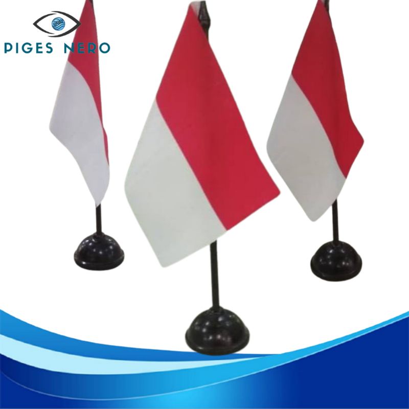 Jual Bendera Meja Negara Indonesia Bendera Meja Merah Putih + Tiang ...