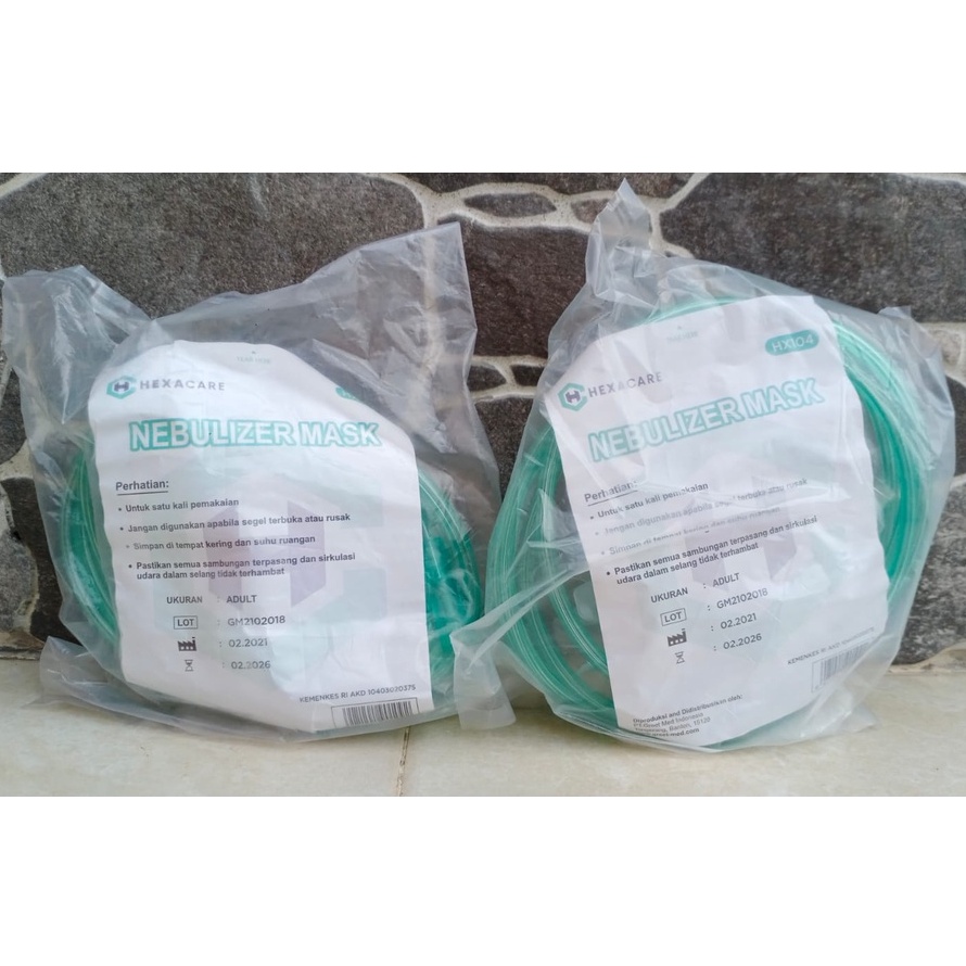 Jual Nebulizer Mask - Selang Masker Oksigen Dengan Tabung Nebu - Dewasa ...