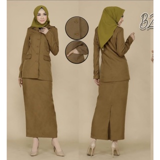 Jual Seragam Khaki PNS wanita Baju dinas PNS wanita Seragam Pemda Tua ...