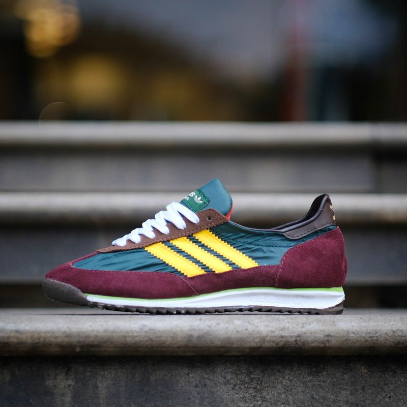 Jual Adidas SL72 x Wales Bonner Brown Green Yellow (ORIGINAL) - Sepatu ...