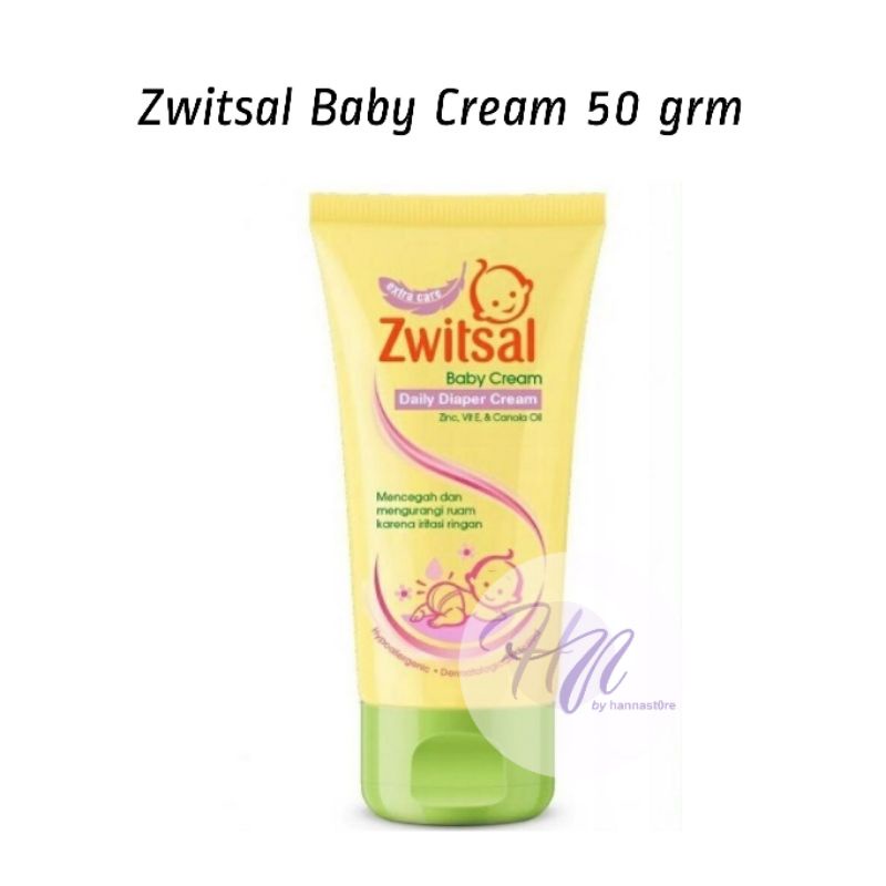 Jual zwitsal baby cream diaper extra zinc 50 ml | Shopee Indonesia