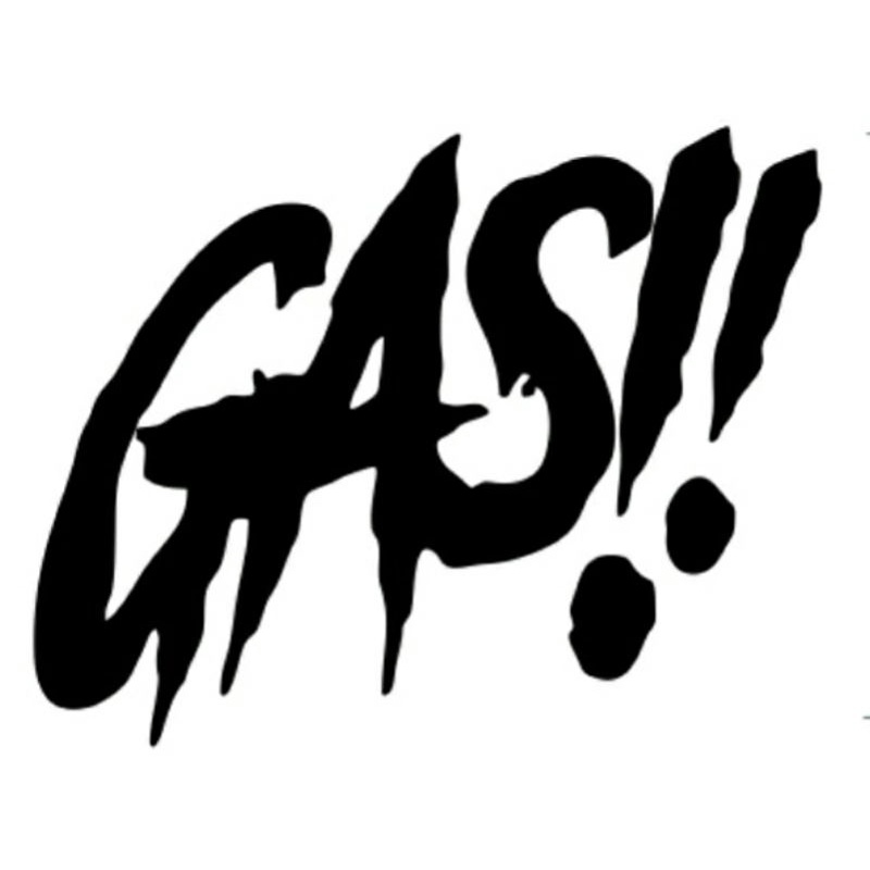 Jual cutting sticker gas!! 12x10 cm Indonesia|Shopee Indonesia