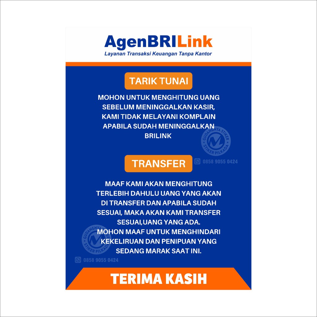 Jual STIKER VINYL BRILINK PENGUMUMAN | Shopee Indonesia Jual STIKER VINYL BRILINK PENGUMUMAN | Shopee Indonesia