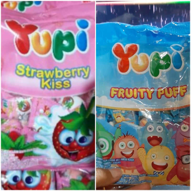 Jual PERMEN YUPI KEMBANG GULA JELI ANEKA RASA, KISS STRAWBERRY, FRUITY ...
