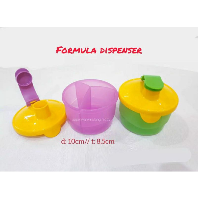Jual FORMULA DISPENSER TUPPERWARE/ TEMPAT SUSU BUBUK/ TOPLES CANISTER ...