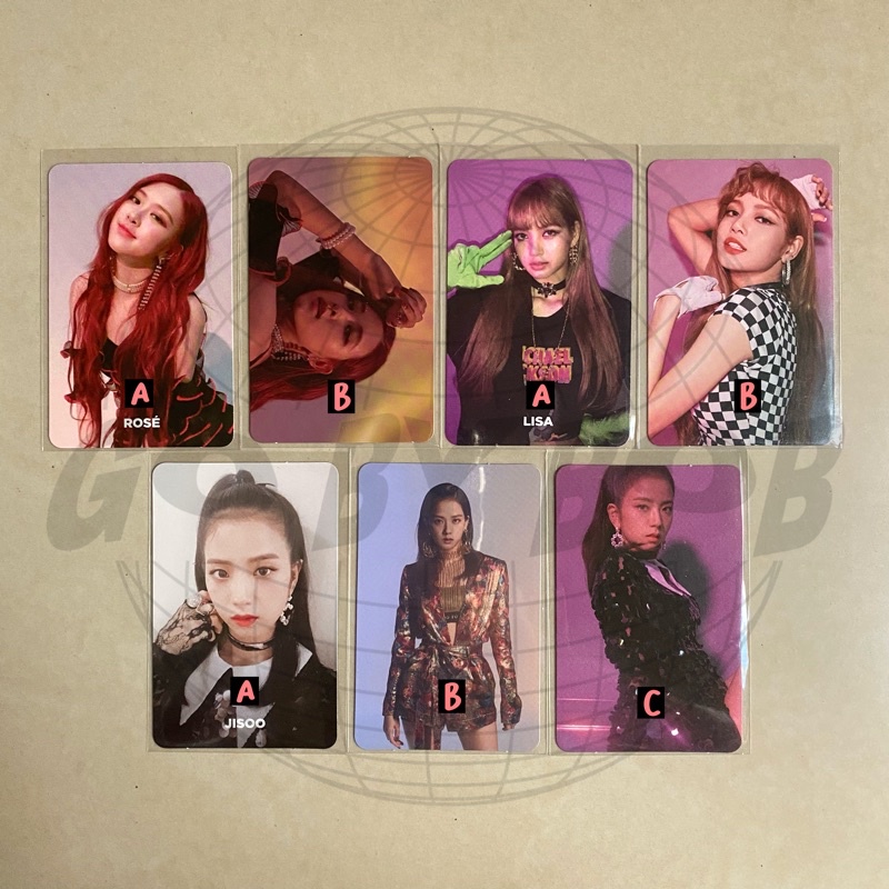 Jual blackpink jisoo rosé lisa square up album pc black/pink ver ...
