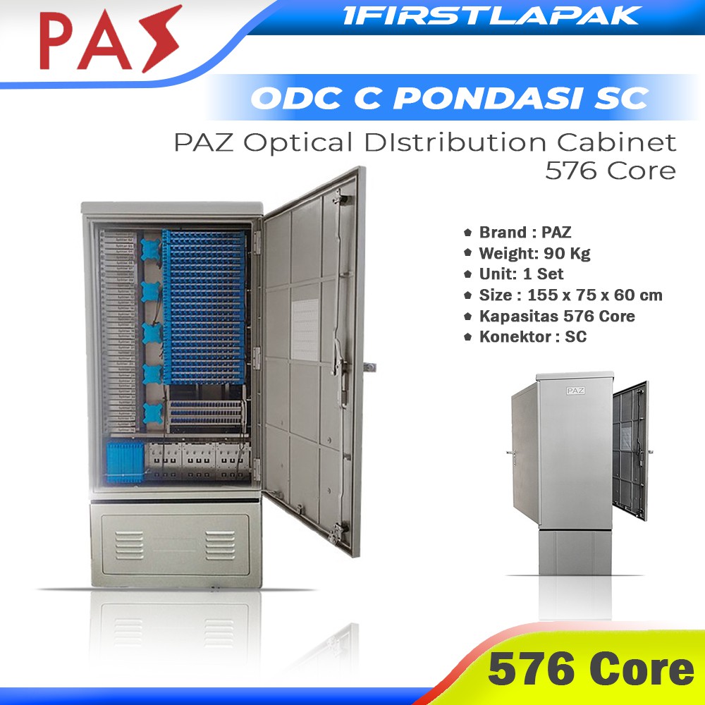Jual ODC C 576 Core PAZ SC UPC Fiber Optik Optical Distribution Cabinet ...