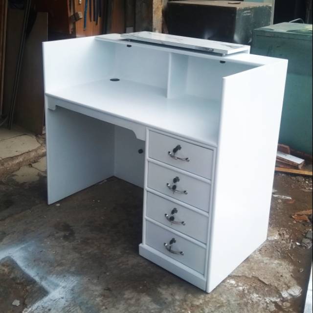 Jual Meja Resepsionis Meja Counter Meja Front Office FURNITURE CUSTOM ...