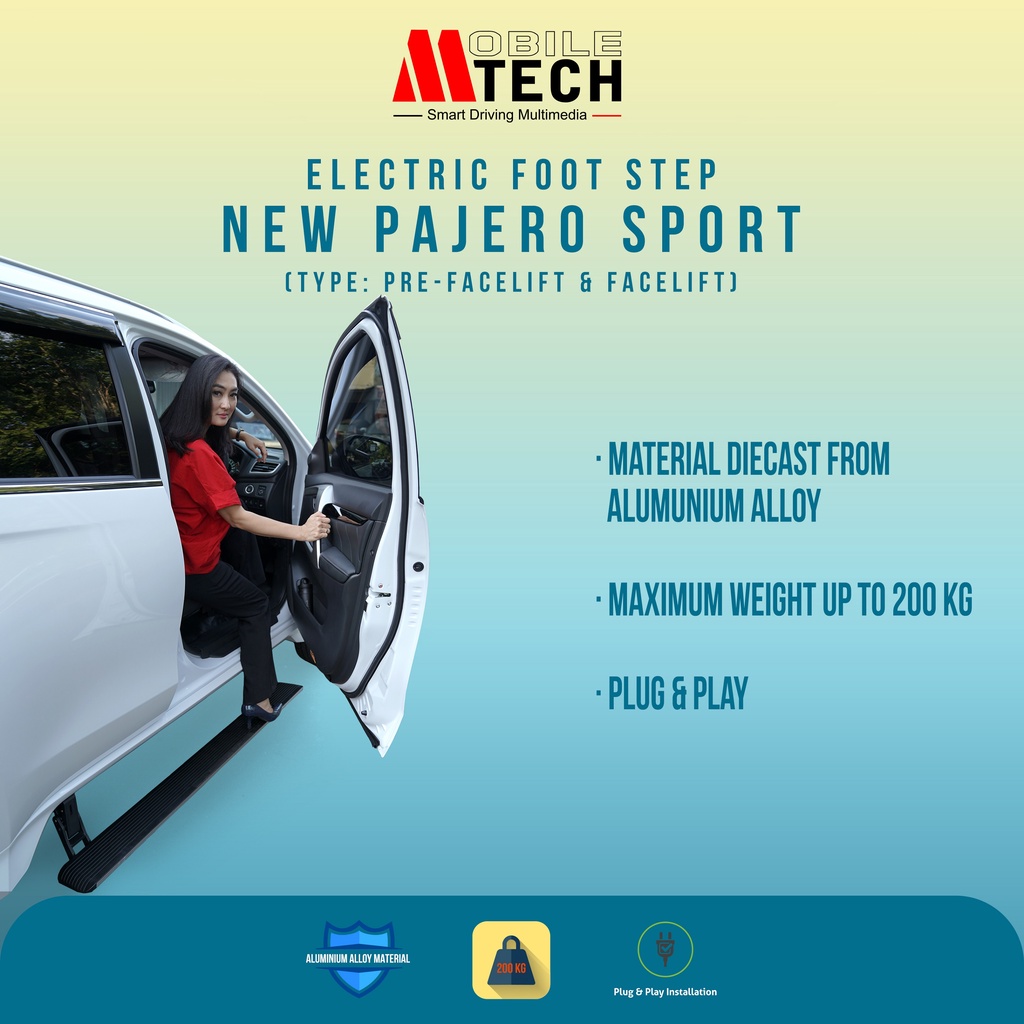 Jual MobiletechElectric Footstep New Pajero + Facelift | Shopee Indonesia