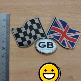 Jual Vespa Emblem Sticker Silang Metal Bendera Italy GB Indonesia ...