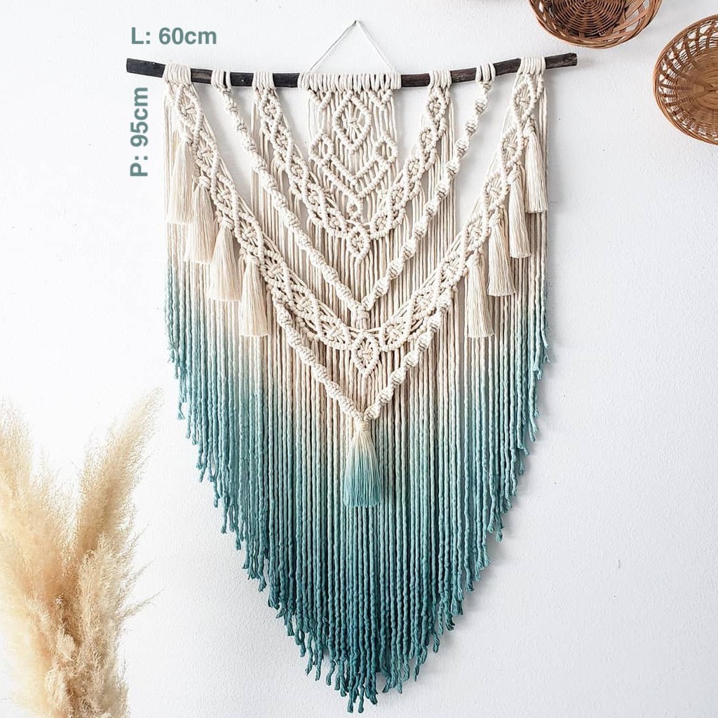 Jual Macrame wall hanging / makrame hiasan dinding | Shopee Indonesia