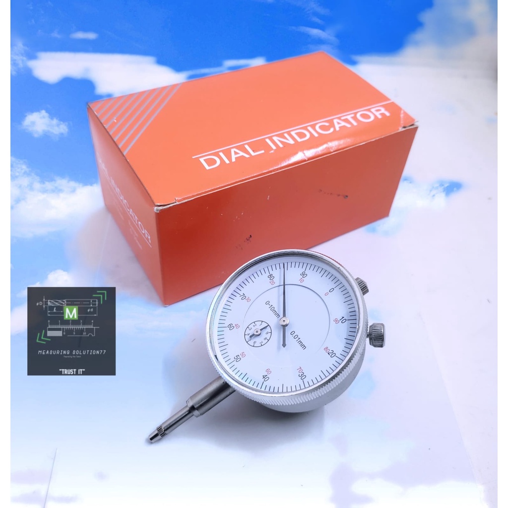 Jual Dial indikator 0-10mm 0.01mm dial indicator dial gauge akurat | Shopee Indonesia