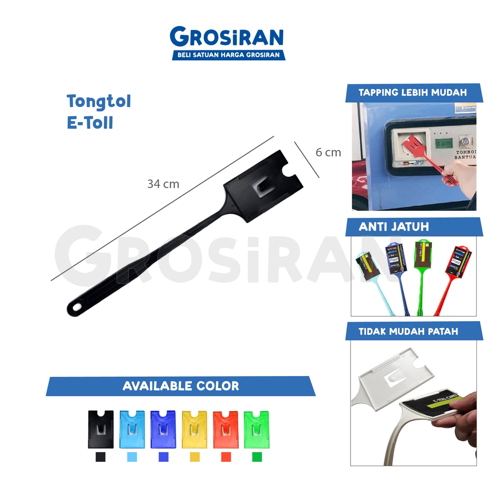 Jual Tongkat Etoll GTO Flexible Panjang Untuk Bayar Gerbang Tol Emoney ...