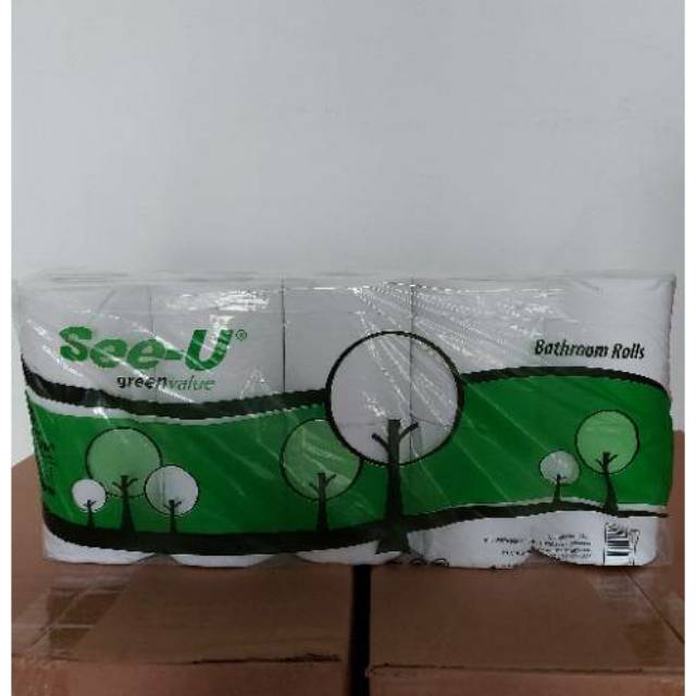 Jual Tissue See-U Toilet Roll - ( 1 Dus 100 roll ) | Shopee Indonesia