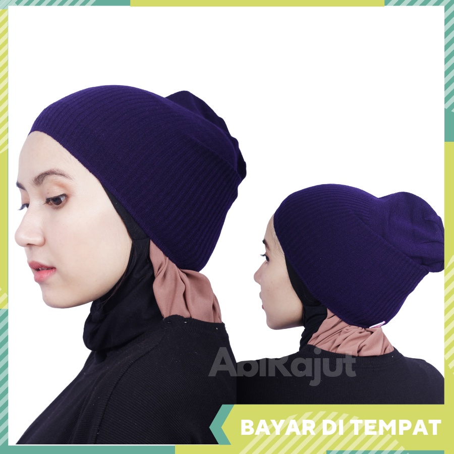 Jual Ciput Rajut Anpus Premium Inner Hijab Rajut Anysa Anti Pusing ...