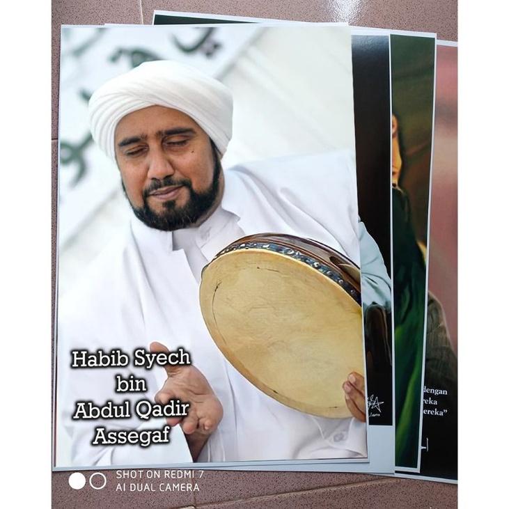 Jual READY!!!! BISA COD poster ukuran 50*70cm habib syech bin abdul ...