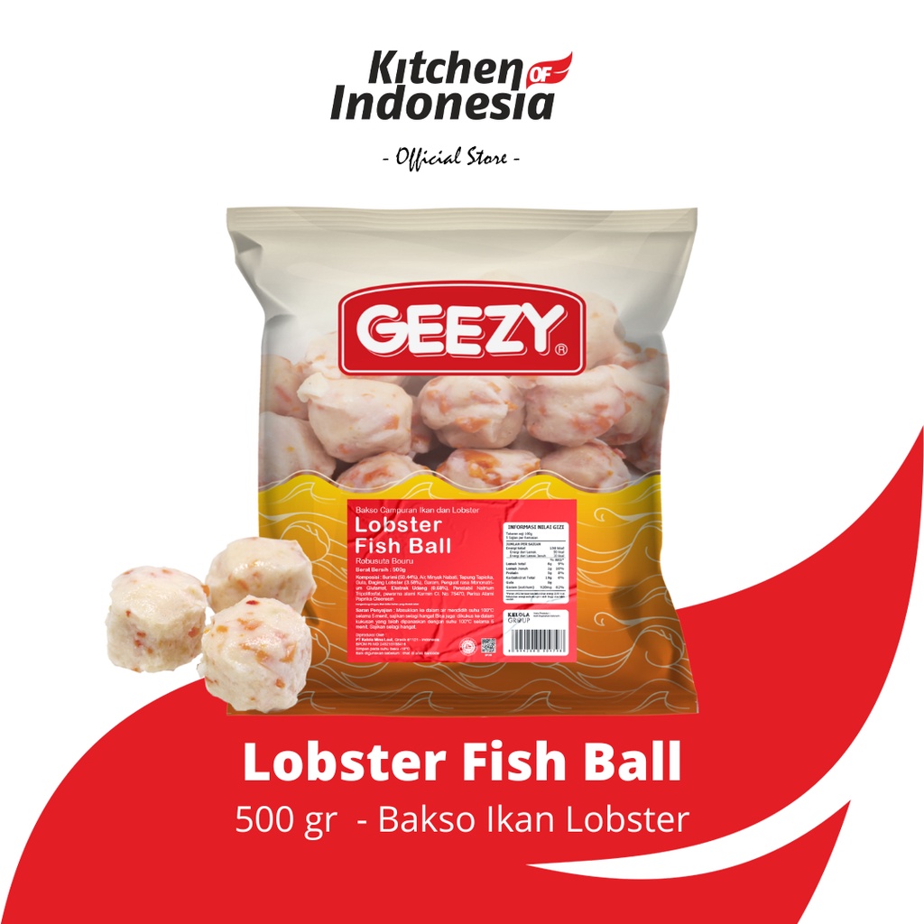 Jual GEEZY Lobster Fish Ball 500 gr - Bakso (Baso) Ikan Lobster ...