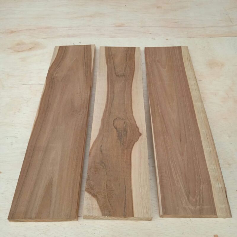 Jual papan kayu jati tebal 2cm sudah halus | Shopee Indonesia