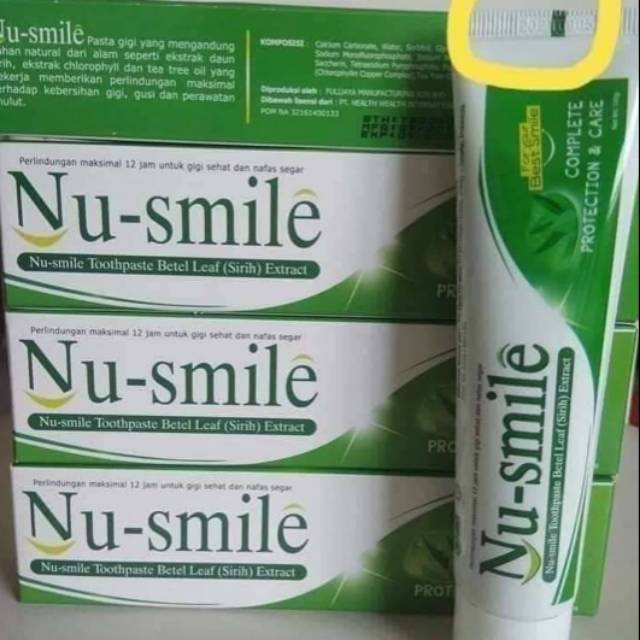 Jual Nu Smile ORI manfaatnya utk sakit gigi, bau mulut, karang Gigi/plak,gigi kuning | Shopee ...