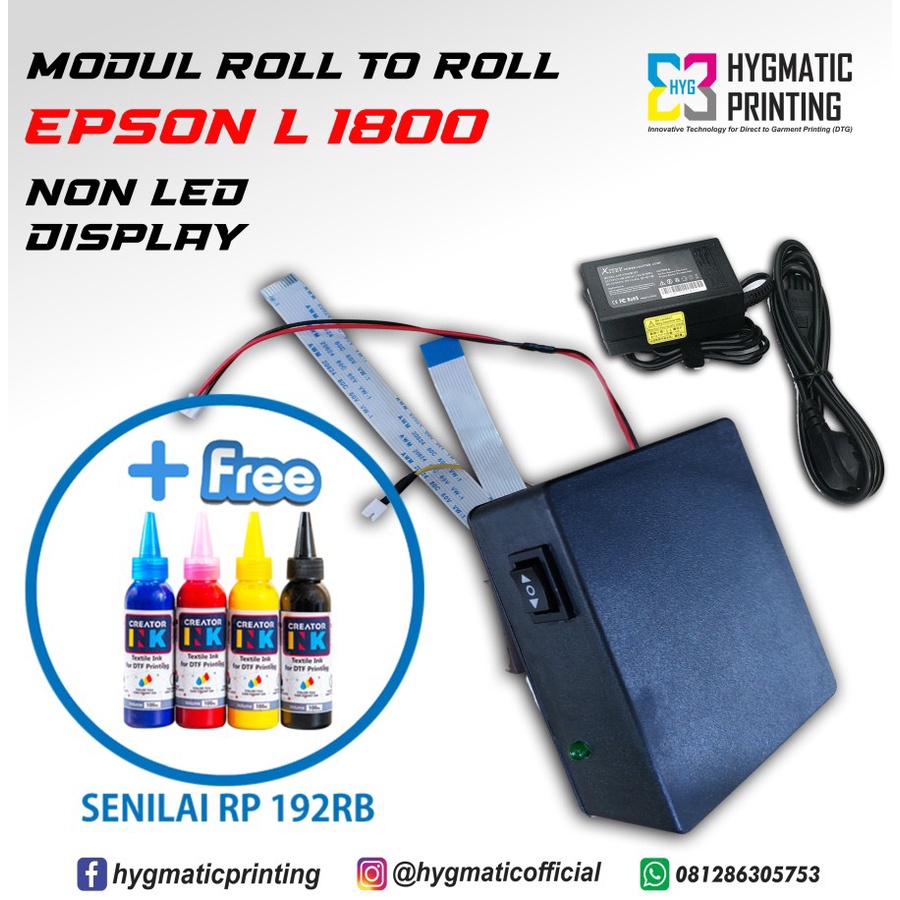 Jual Modul Roll To Roll Printer DTF / Modul LED DTF Epson L1800/1390 ... Jual Modul Roll To Roll Printer DTF / Modul LED DTF Epson L1800/1390 ...