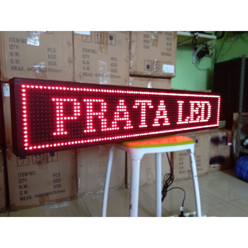 running text outdoor indoor 2 meter runing teks 200 cm x 20 wifi ... running text outdoor indoor 2 meter runing teks 200 cm x 20 wifi ...
