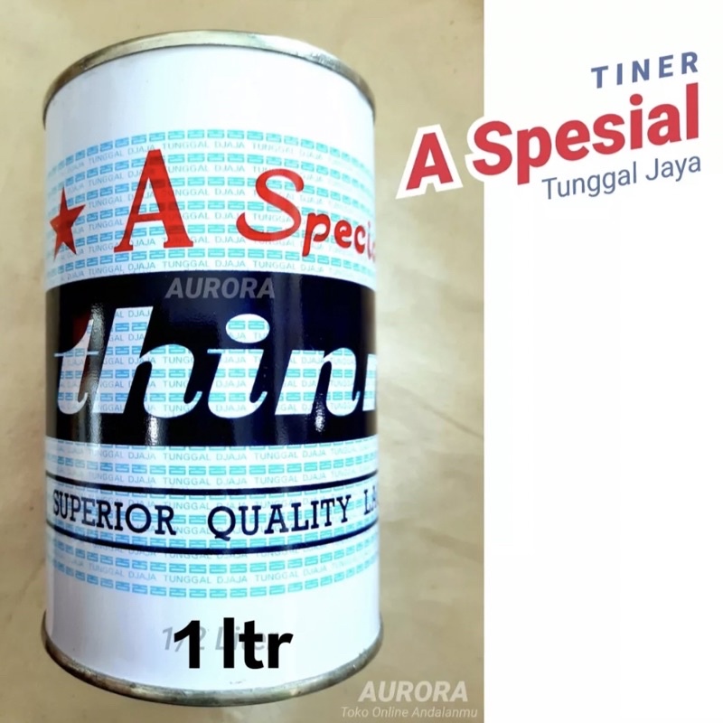 Jual Thinner A Special Bintang 1L / Tiner untuk Campuran Cat Clear Tinner Spesial 1 Liter L 1Kg ...