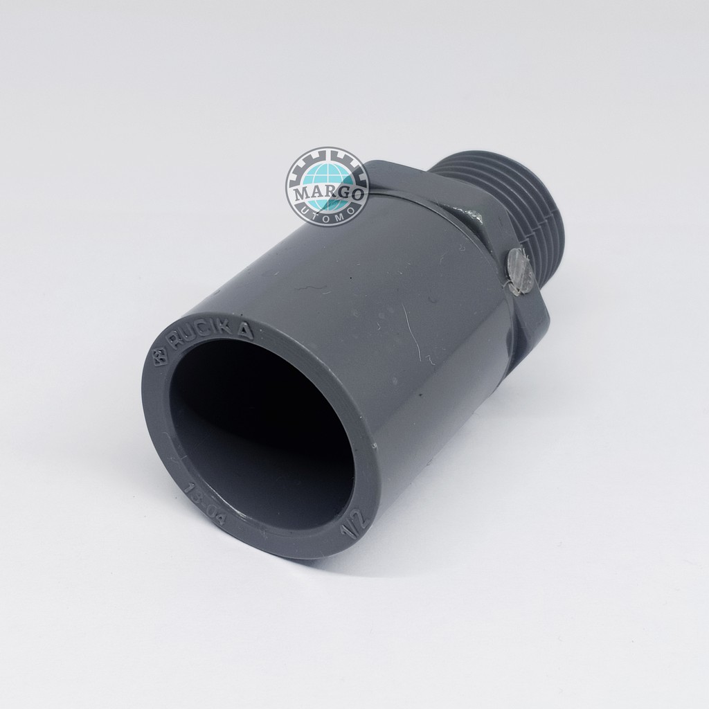 Jual Rucika Fitting PVC / Sambungan Pipa PVC Sock Drat Luar 1/2 inch - 2 Pcs | Shopee Indonesia