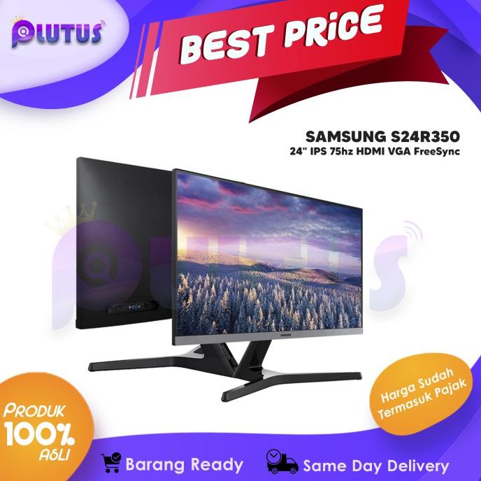 Jual Monitor Samsung 24" 75hz S24R350 IPS FHD HDMI LED S24R350FHE ...