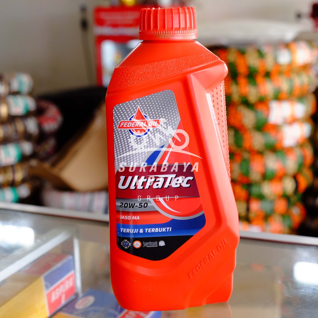 Oli Federal UltraTec 1L Oli Mesin Motor Tiger Megapro GL Pro Vixion 20W ...