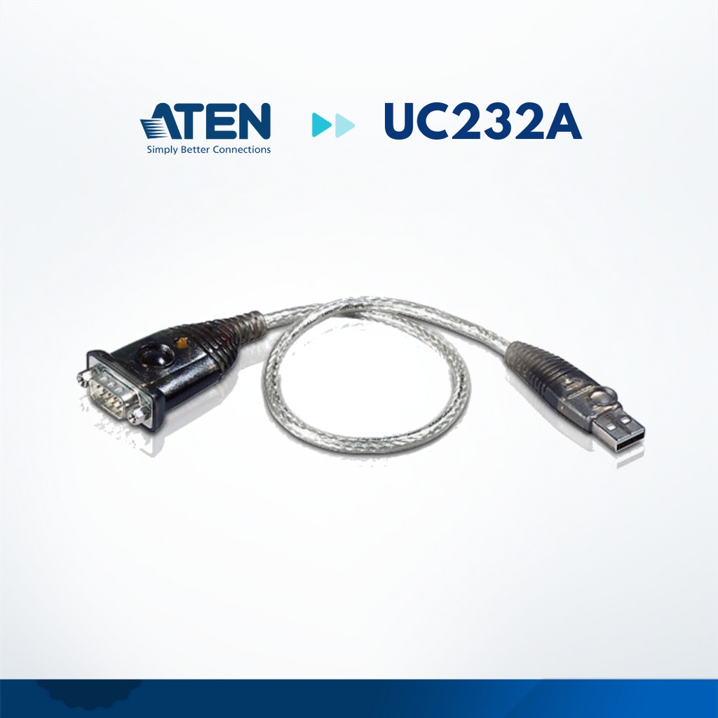 ATEN UC232A USB to RS-232 Adapter (35cm) | Shopee Indonesia