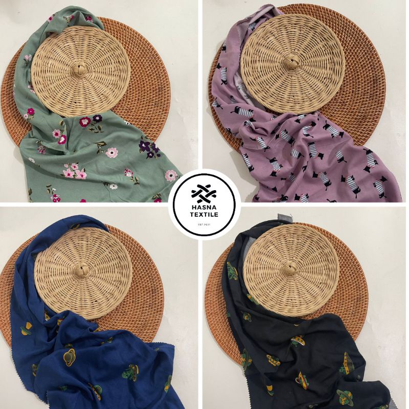 Jual kain katun rayon motif / kain katun / kain rayon | Shopee Indonesia