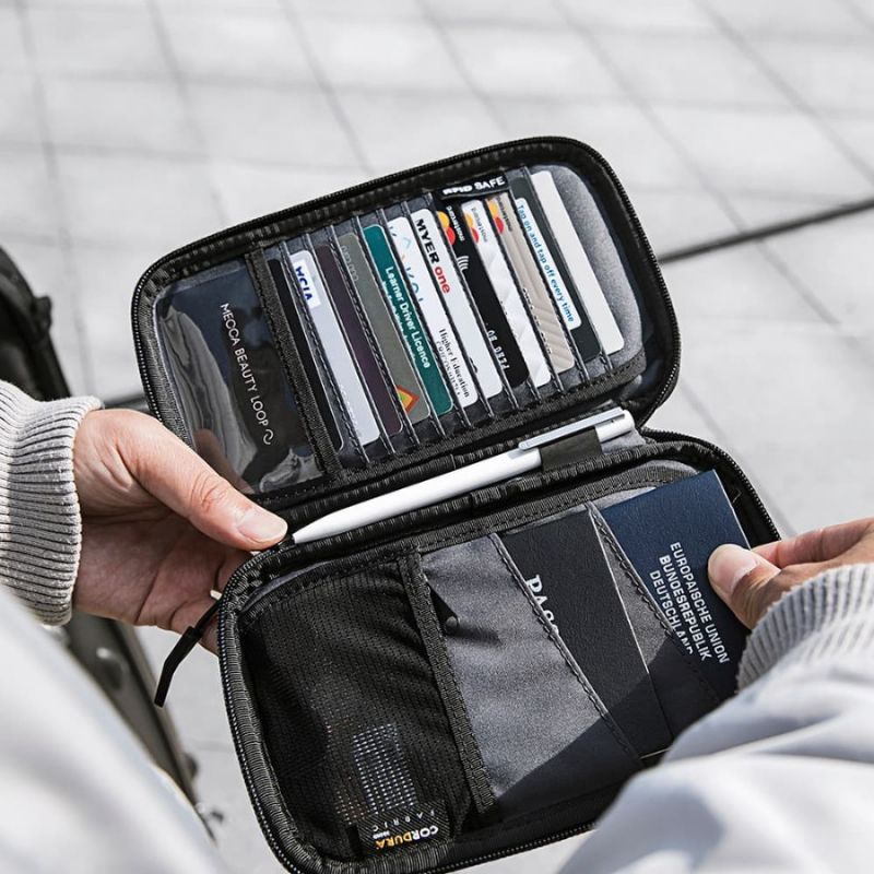 Jual TOMTOC PASSPORT CARD WALLET/TRAVEL WALLET ORIGINAL WATER RESISTANT ...