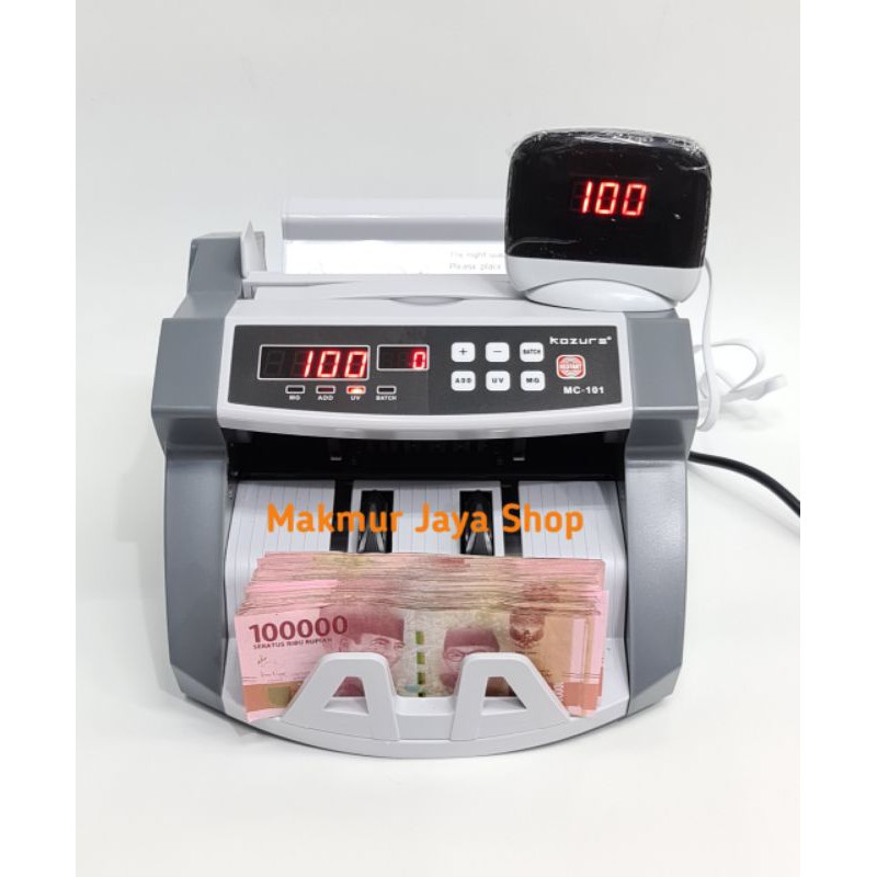 Jual Mesin Penghitung Uang Kozure MC-101 Kozure Money Counter | Shopee ...