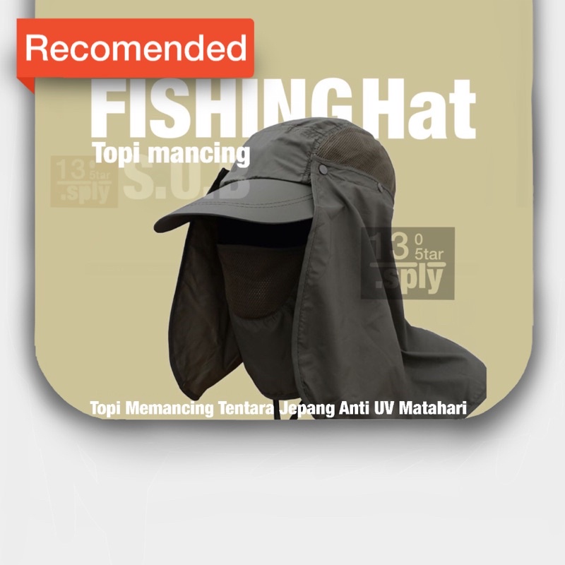 Jual Topi untuk mancing | memancing | pancing | sepeda | pantai | kemah ...
