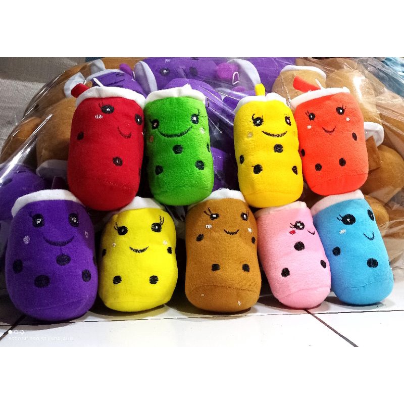 Jual Boneka boba milk tea boba mini ukuran 12cm Indonesia|Shopee Indonesia