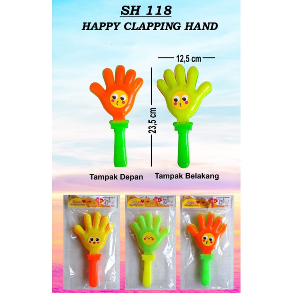 Jual Happy Clapping Hand | Mainan Anak Tepuk Tangan | Shopee Indonesia